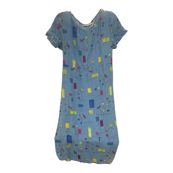David Dart | Dresses | David Dart Maxi Dress Womens Xl Blue Floral ...